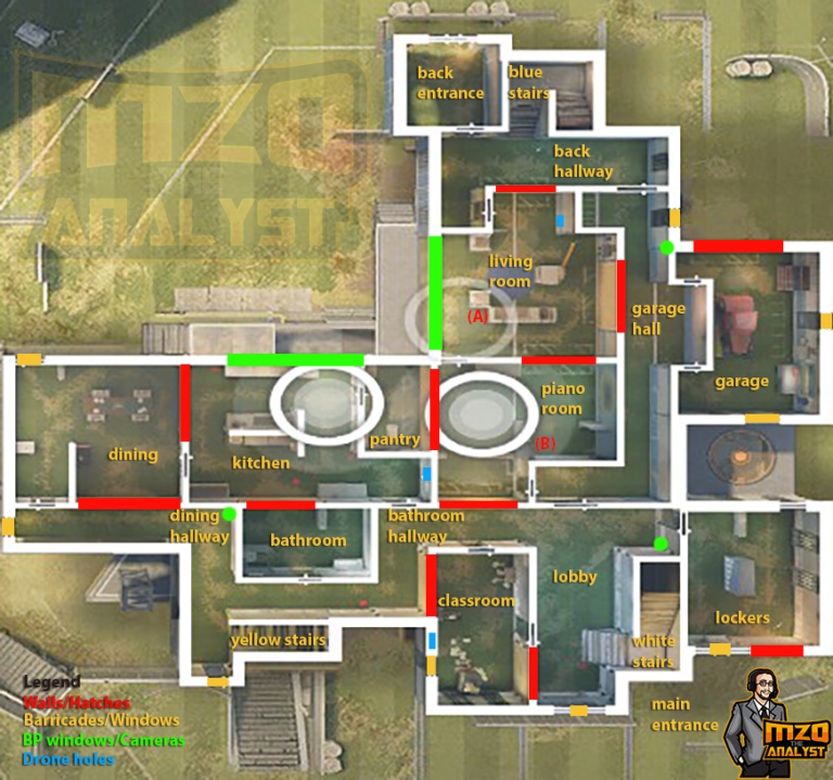 Stadium tactical map – Breaching Siege